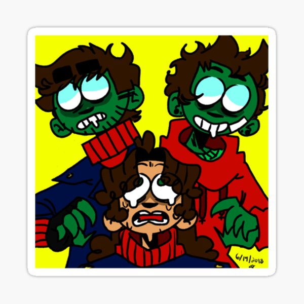 "local man killed my zombies " Sticker for Sale by BeeJellyart | Redbubble