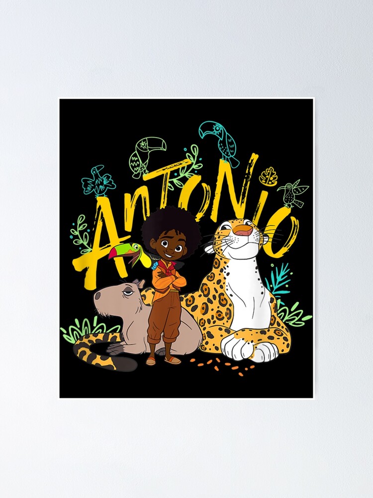 "Antonio with Animal Friends" Poster for Sale by ChelonaFarrar | Redbubble