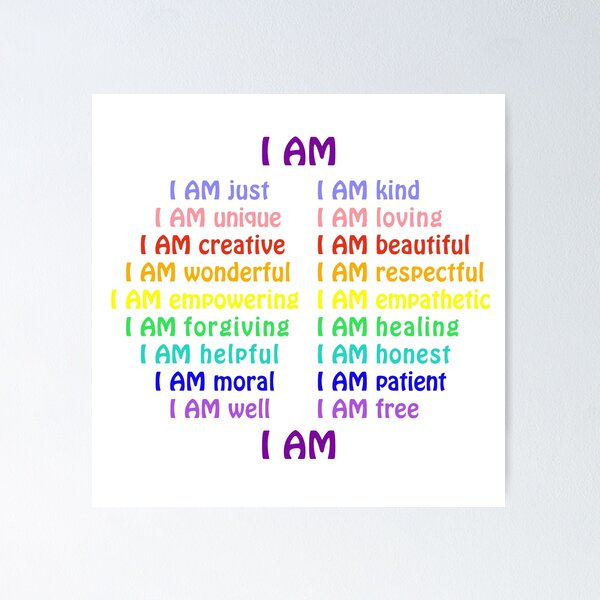 "I AM Affirmations Motivational and Inspirational Power Of The Great I ...