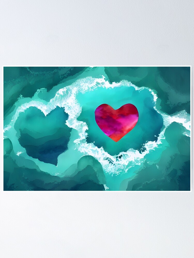 "The Heart of the Ocean" Poster for Sale by winterswinner | Redbubble