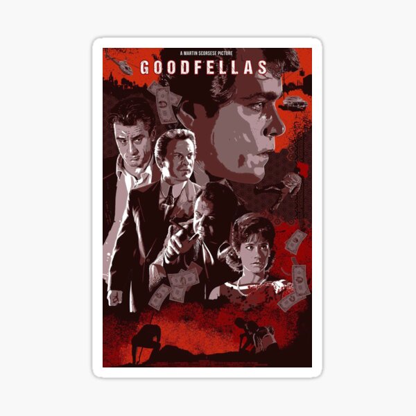 "Retro Goodfellas " Sticker for Sale by ericarayes | Redbubble