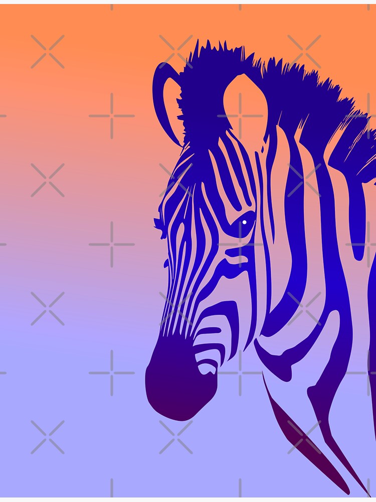 "Zebra Pop Art" Sticker for Sale by ArtFactoryAI | Redbubble