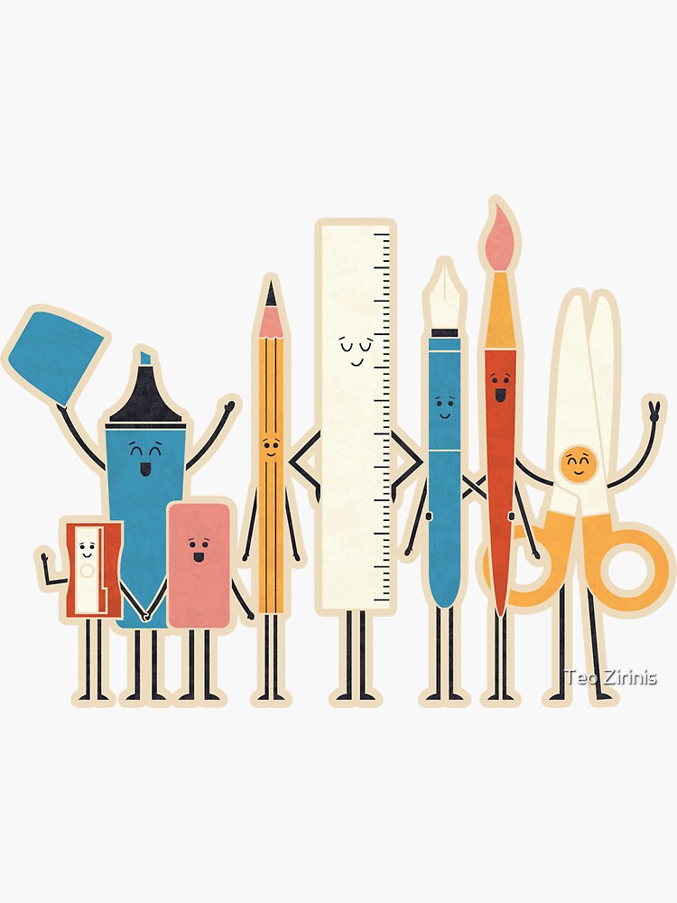 "Classmates" Sticker for Sale by theodorezirinis | Redbubble