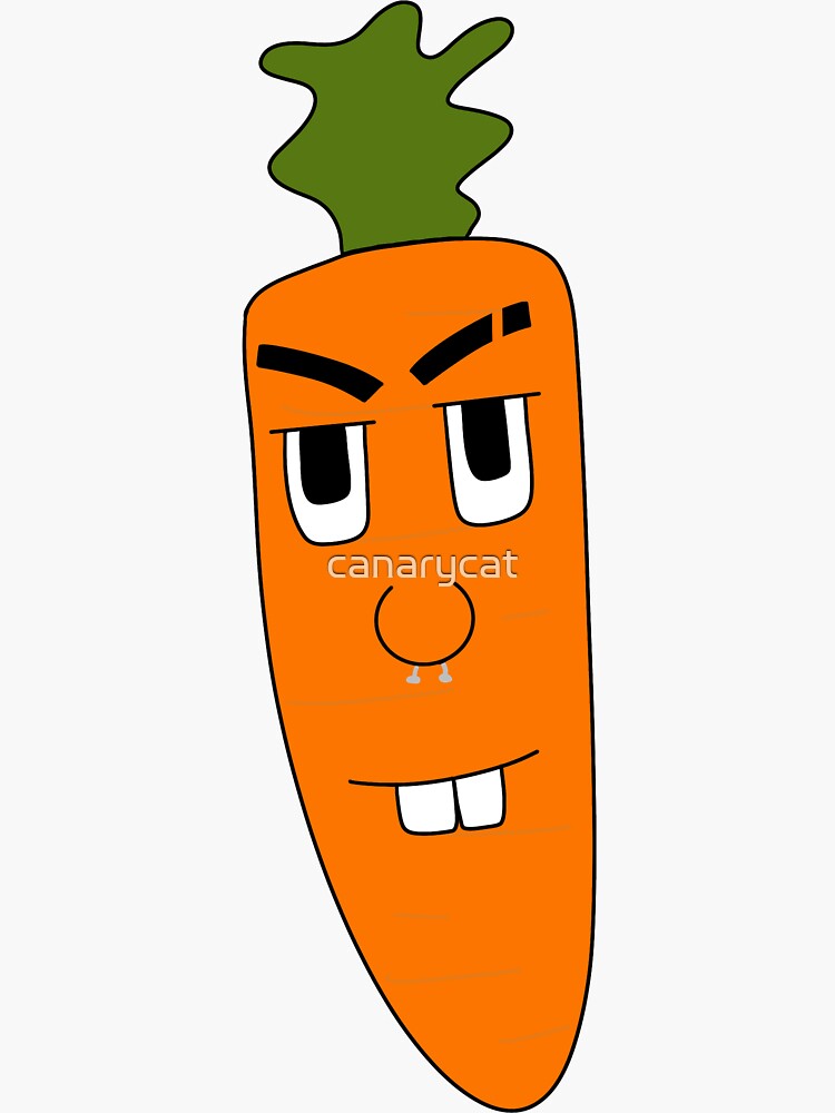 "british chav x carrot" Sticker for Sale by canarycat | Redbubble