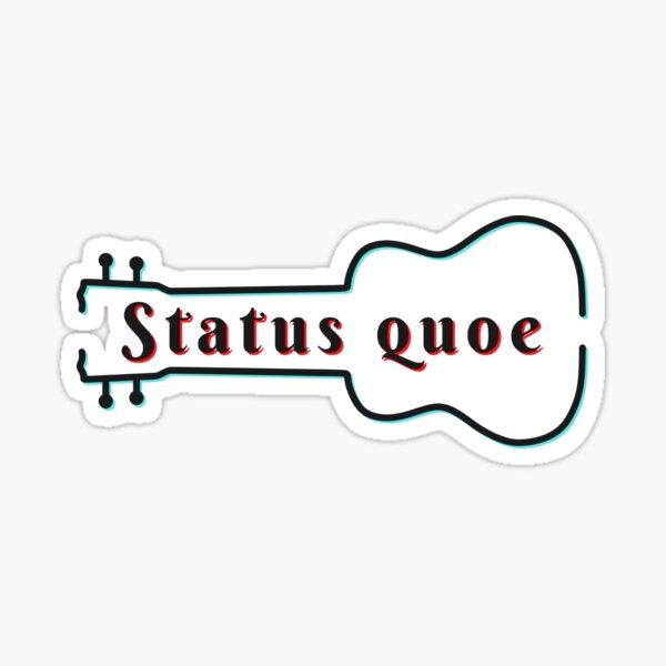 "groupe status quo" Sticker for Sale by Free-Style-shop | Redbubble