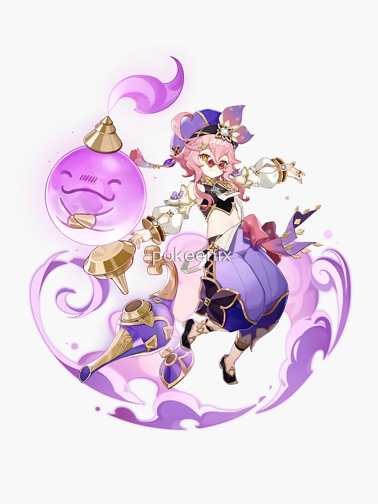 "Genshin Impact Dori Burst Splash Art Sticker" Sticker for Sale by ...