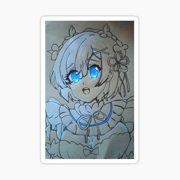 "Rem" Sticker for Sale by newmex505 | Redbubble