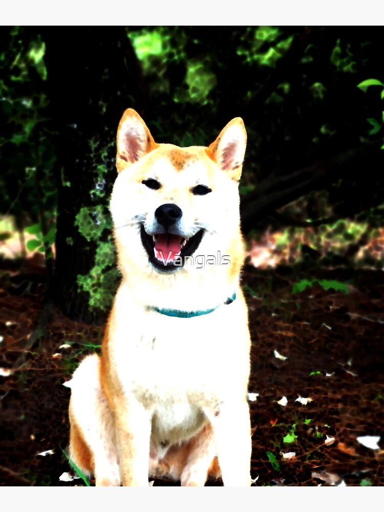 "Akita Dog Enjoy Chilling Around" Sticker for Sale by Vangals | Redbubble
