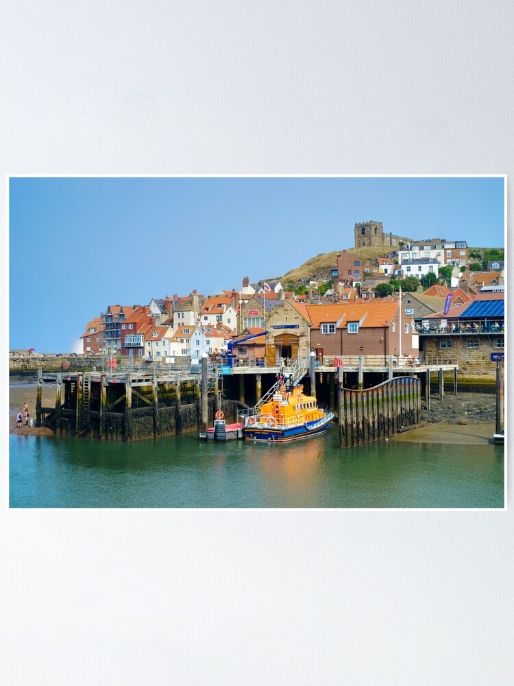 "Whitby Harbour " Poster for Sale by Alisonchambers2 | Redbubble