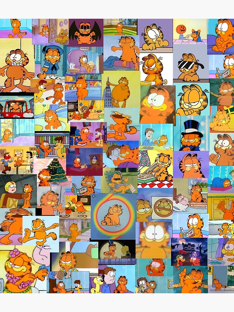 "Garfield Overload " Poster for Sale by bowesteffas | Redbubble