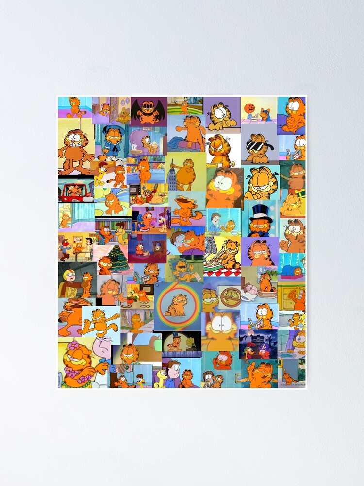 "Garfield Overload " Poster for Sale by bowesteffas | Redbubble
