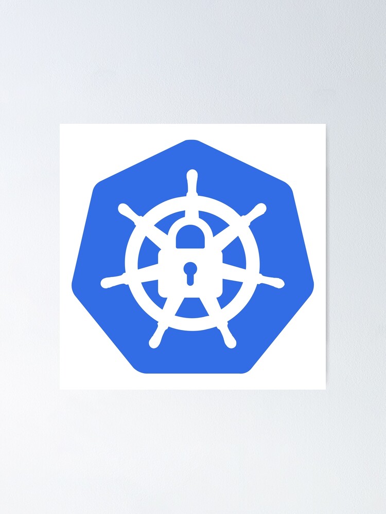 Kubernetes Security Icon Poster For Sale By Cookieandcode Redbubble