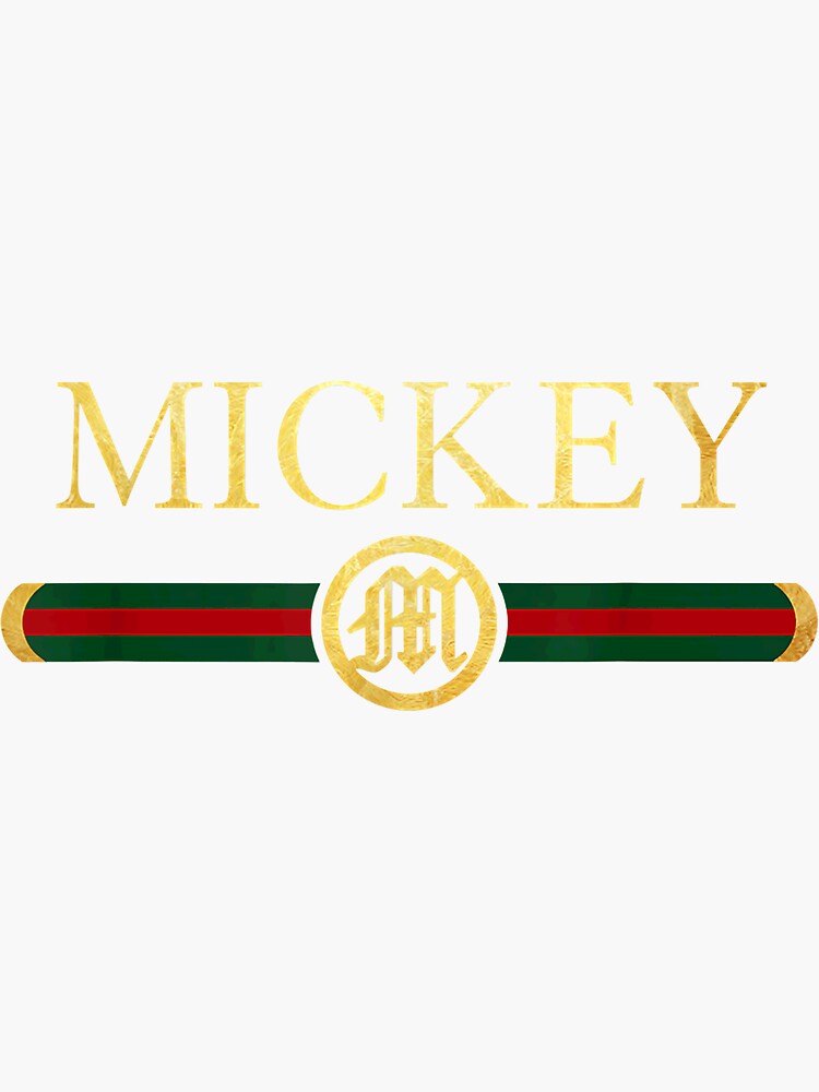 "Mickey Name Personalized Royal Luxury Gift Men Women Boy" Sticker for ...