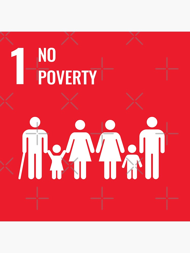 "UN SDG - Sustainable Development Goals | Goal 1" Sticker for Sale by ...