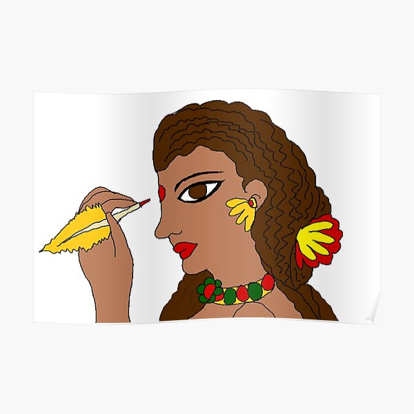 "Shringar- Dressing up" Poster for Sale by sharmishthabosu | Redbubble