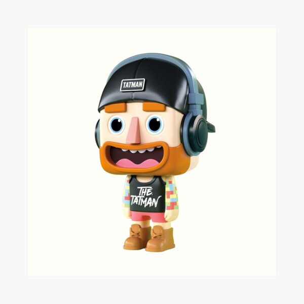 "TimtheTatman Happy face" Art Print for Sale by NiceDesigning | Redbubble