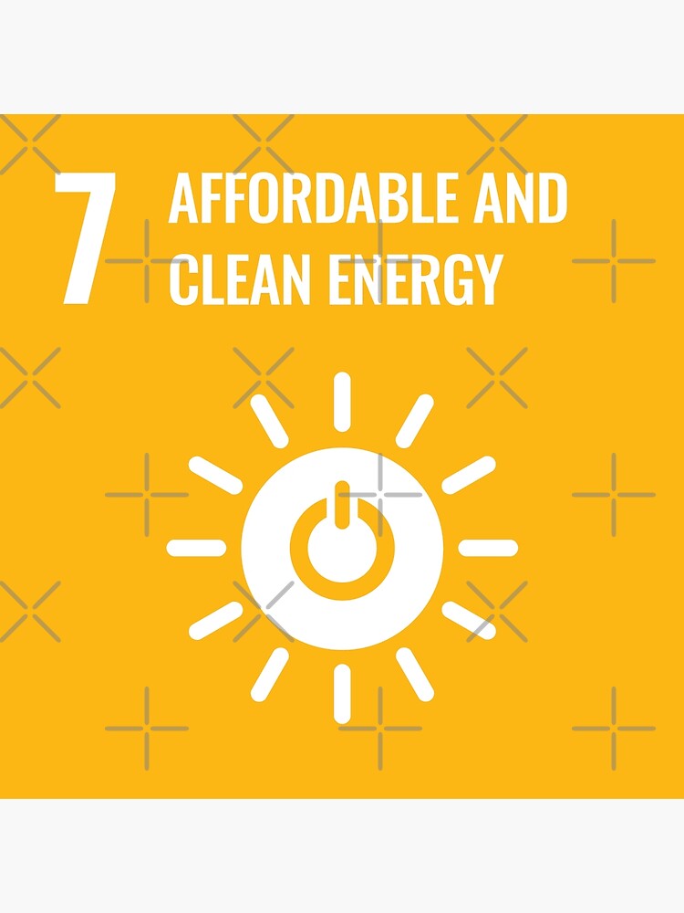"UN SDG - Sustainable Development Goals | Goal 7" Poster for Sale by ...