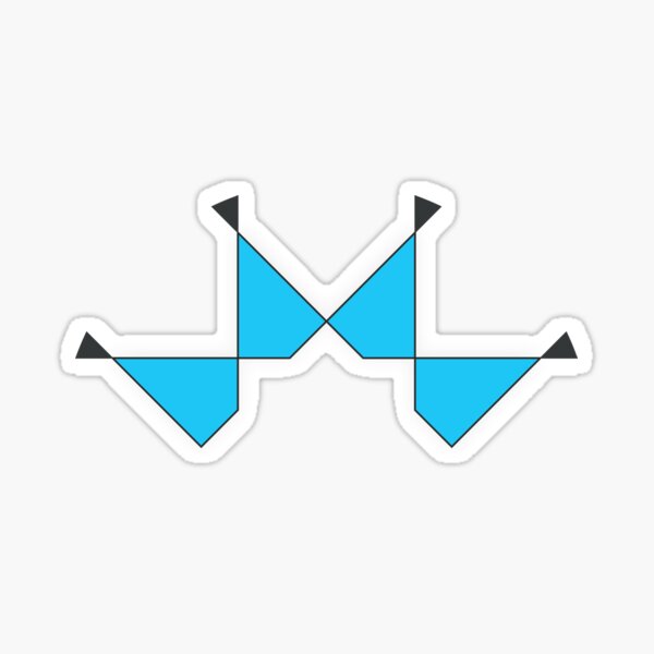 "The Crown Blue" Sticker for Sale by Syed-Faizan-Ali | Redbubble