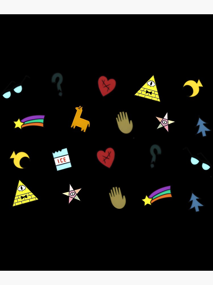 Gravity Falls Symbol Pattern Gravity Falls Classic Premium Matte ...