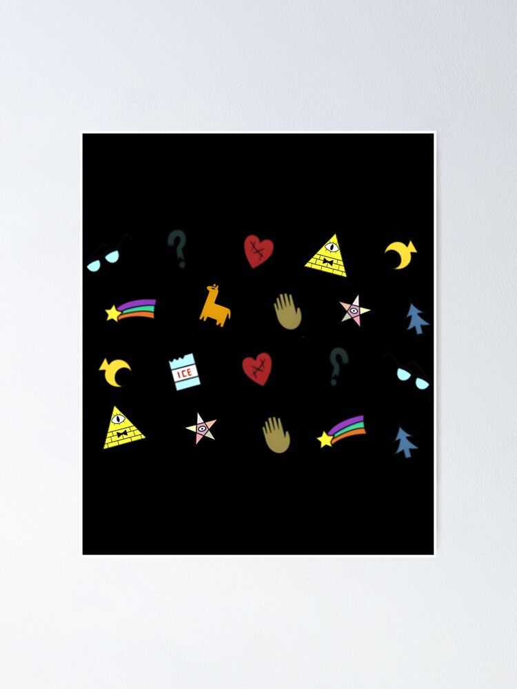 "Gravity Falls Symbol Pattern Gravity Falls Classic " Poster for Sale ...