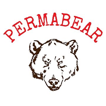 "Permabear" Sticker for Sale by investortees | Redbubble