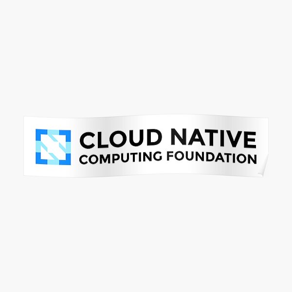 "Cloud Native Computing Foundation Logo" Poster for Sale by cookieandcode | Redbubble