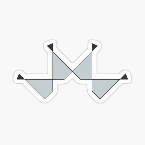 "The Crown Grey" Sticker for Sale by Syed-Faizan-Ali | Redbubble