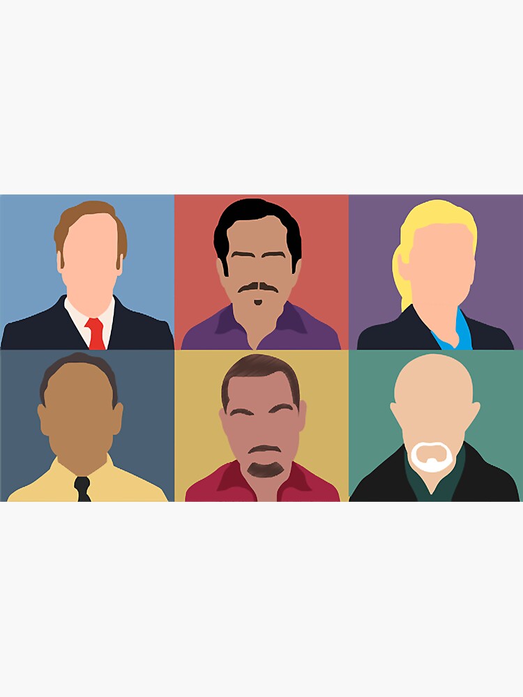 "Better call saul retro " Sticker for Sale by BrockGrant | Redbubble