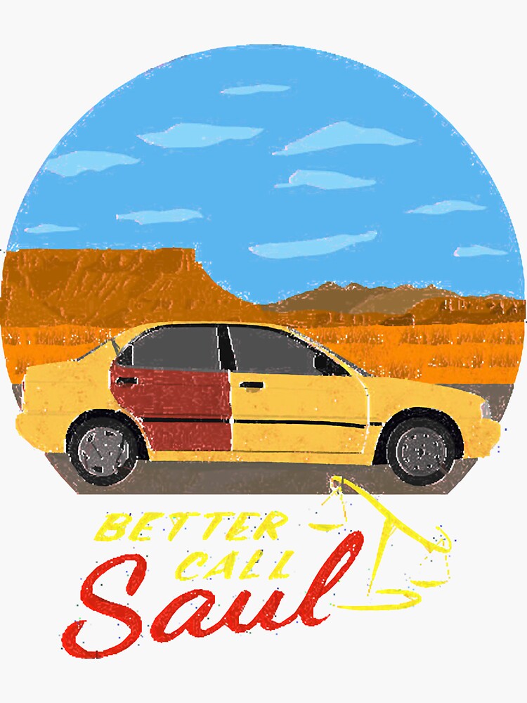 "Better call Saul - Vibes " Sticker for Sale by BrockGrant | Redbubble