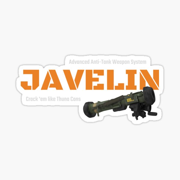 "JAVELIN 1" Sticker for Sale by Stormwind | Redbubble