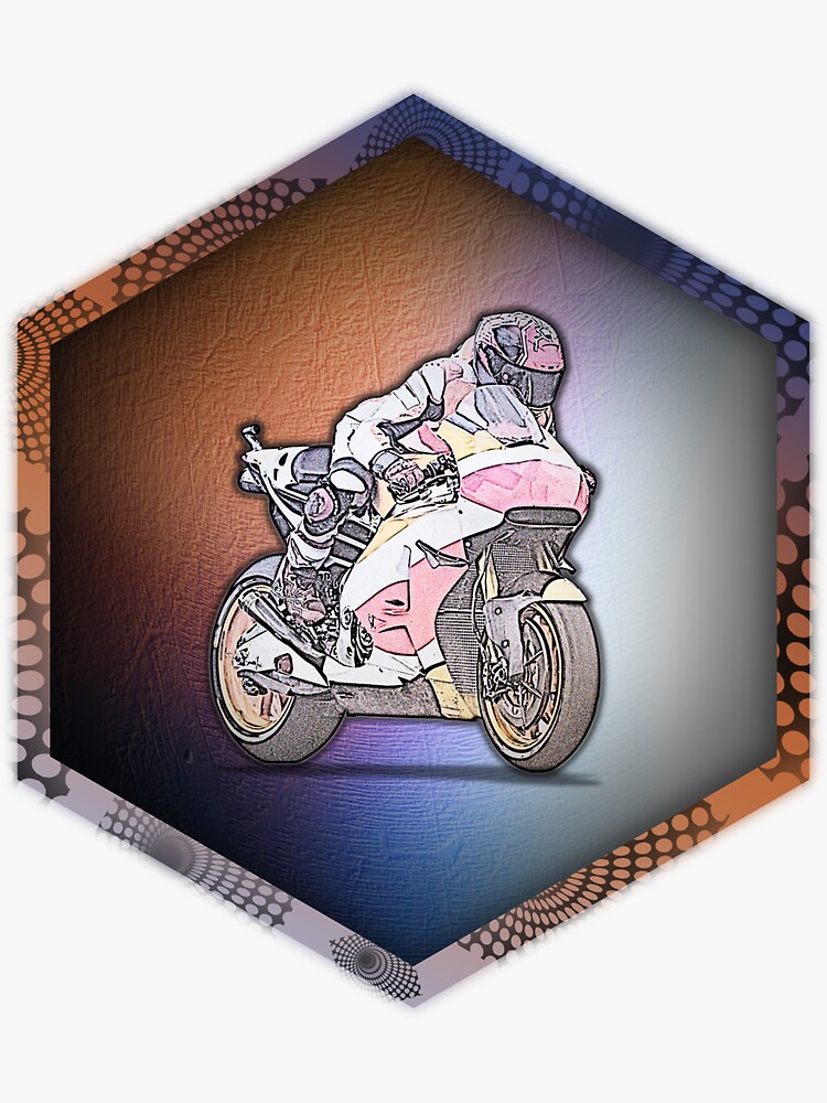 "Racer_v1 - 02a" Sticker for Sale by aca027 | Redbubble
