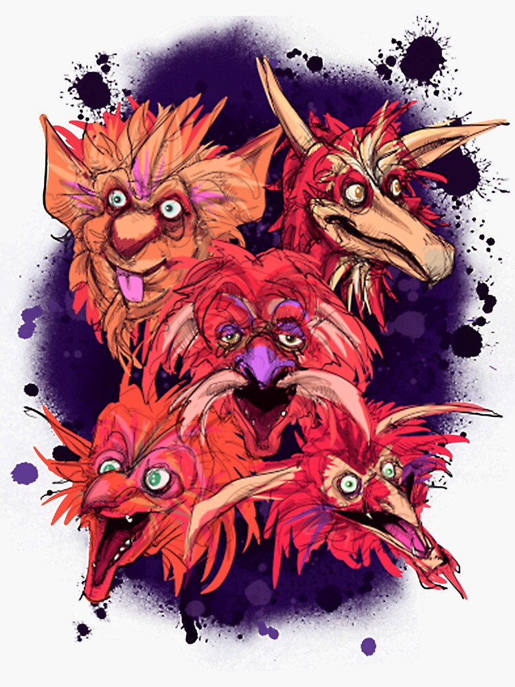 "Fire Gang" Sticker for Sale by EVANCHIEL247 | Redbubble