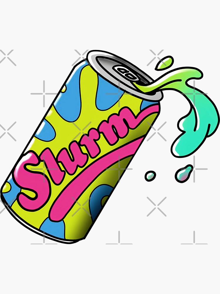 "Slurm Soda Meme" Sticker for Sale by MKLWTP | Redbubble