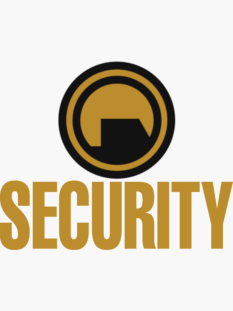 "Black Mesa Security (Goldsrc Ver.)" Sticker for Sale by FenixChief | Redbubble