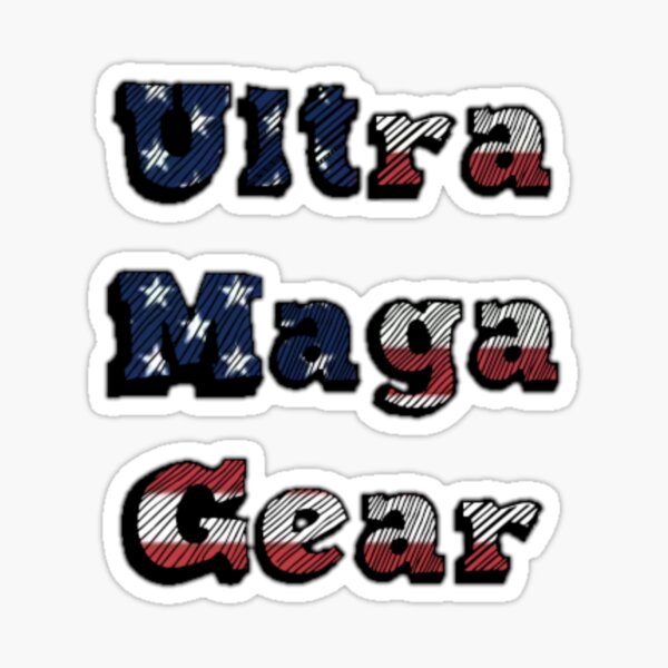 "Ultra Maga Proud Ultra-Maga" Sticker for Sale by printbody1 | Redbubble