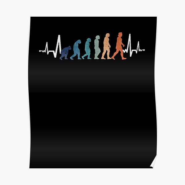 "Biology Science Biologist Scientist Human Evolution" Poster for Sale ...