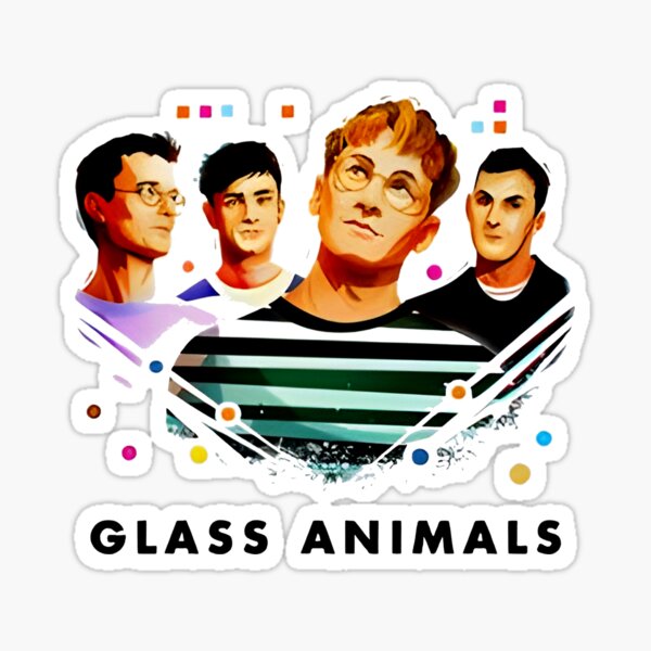 "glass animals , marine biology" Sticker for Sale by HerwigVob | Redbubble