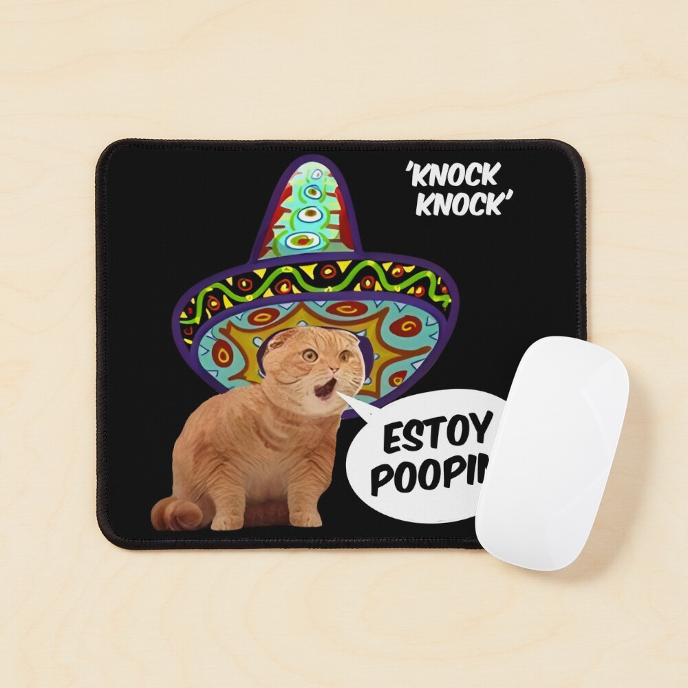 "HQ ESTOY POOPIN Mexican Screaming Cat Meme" Poster for Sale by fomodesigns | Redbubble