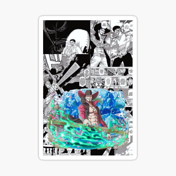 "Mihawk" Sticker for Sale by Hexteria | Redbubble