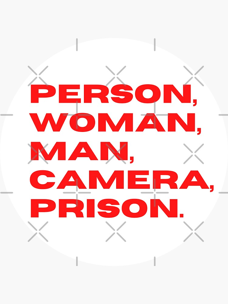 "Person Woman Man Camera Prison | Funny Political Humor | 2022 Midterm ...