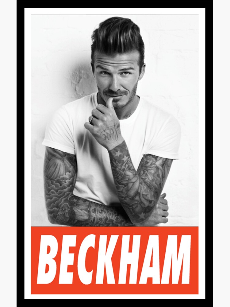 "Football david beckham" Sticker for Sale by EmilyGanter | Redbubble