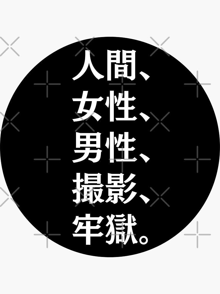 "Japan Kanji | Person Woman Man Camera Prison | Funny Political Humor ...