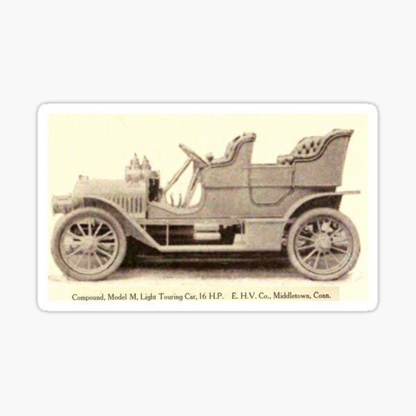 "COMPOUND MODEL M LIGHT TOURING CAR CLASSIC CAR" Sticker for Sale by ...