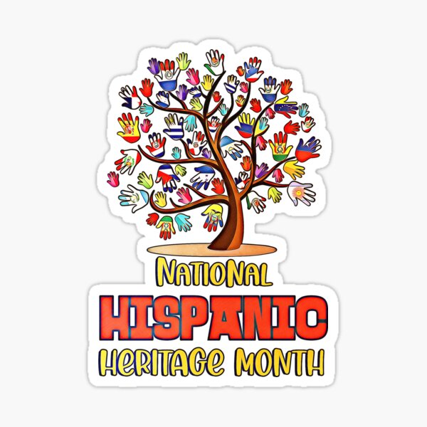 "National Hispanic Heritage Month Tree Root" Sticker for Sale by ...