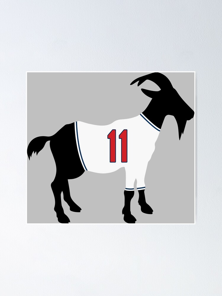 "Jose Ramirez 11 Goat Baseball" Poster for Sale by SterlingMullins | Redbubble