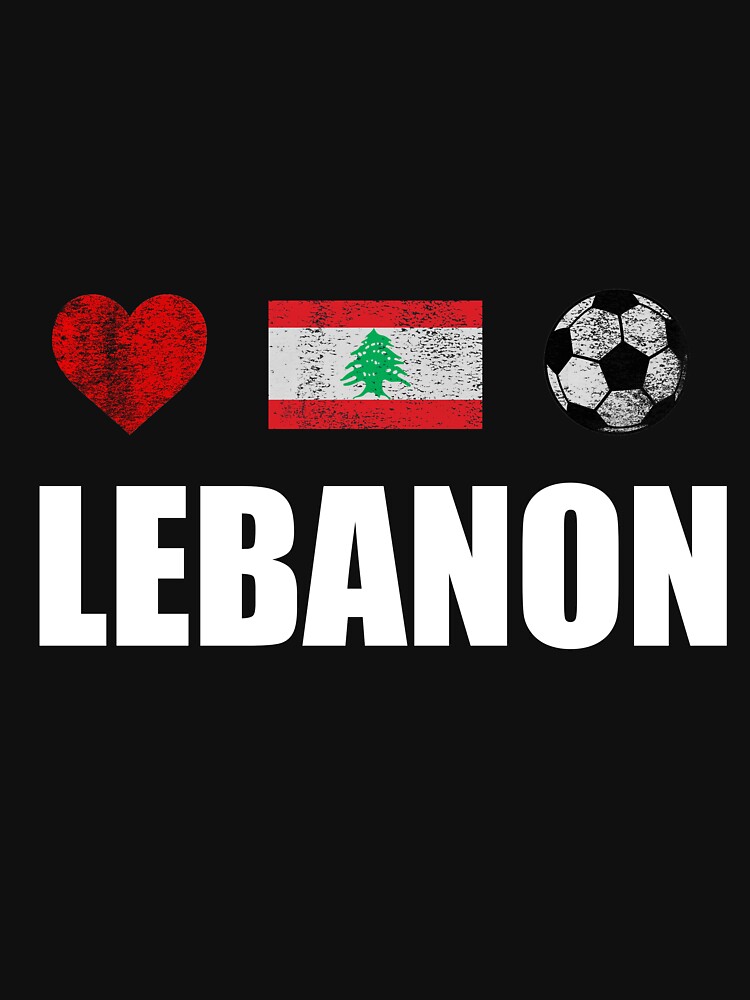 "Lebanon Football Shirt - Lebanon Soccer Jersey" T-shirt by ozziwar ...