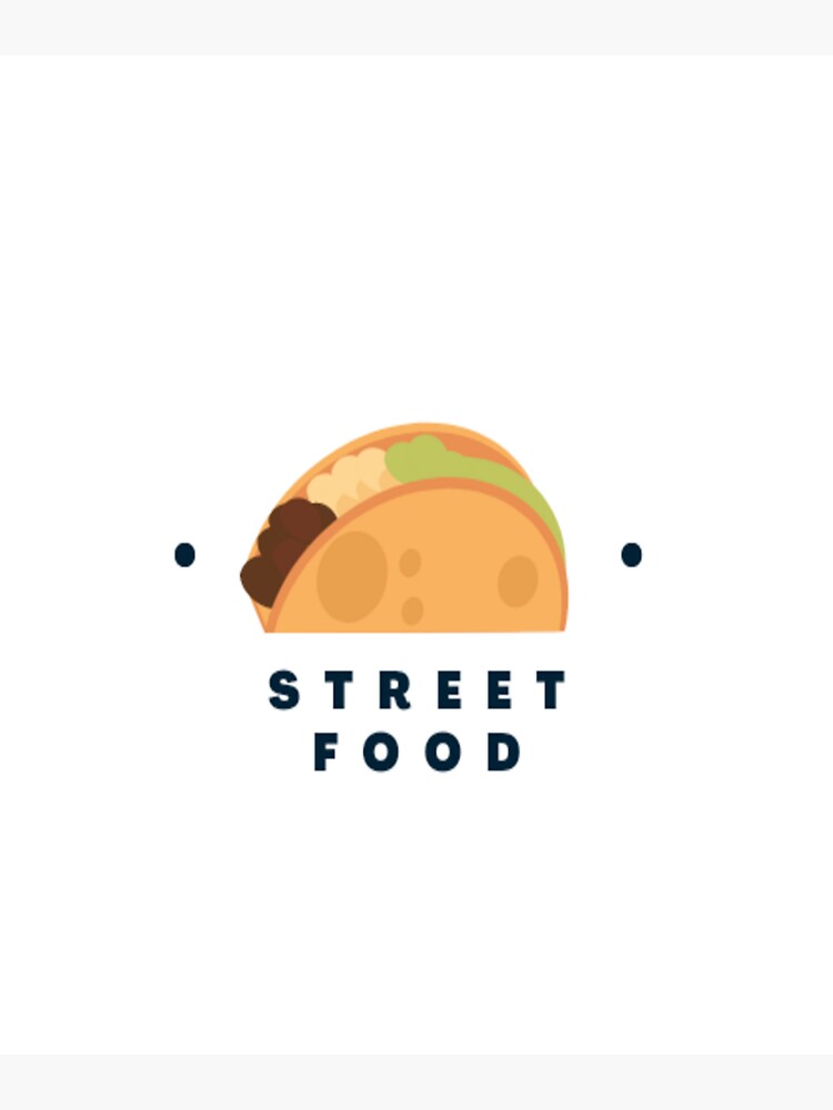 "Street food " Sticker for Sale by Nahiiiid2000 | Redbubble