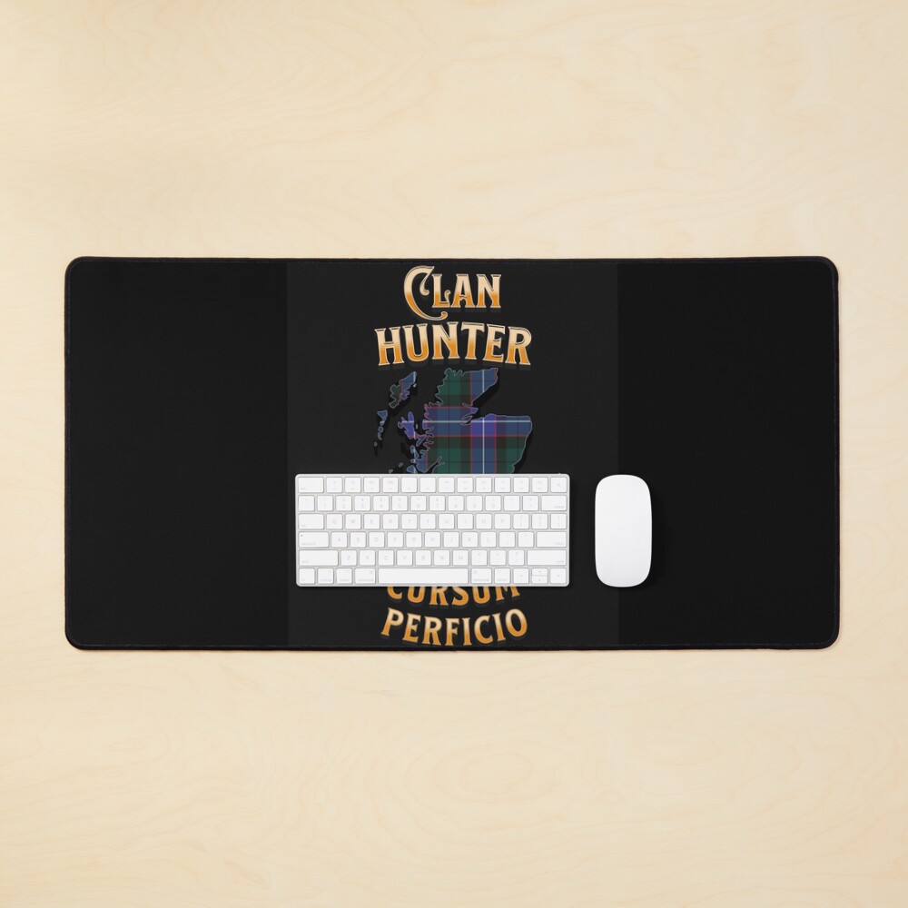 "Hunter Motto Scottish Crest and Tartan" Sticker for Sale by ljrigby ...