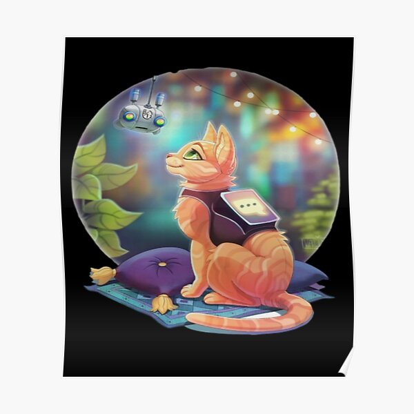 "Happy stray cat with b12" Poster for Sale by MSROYALMS | Redbubble