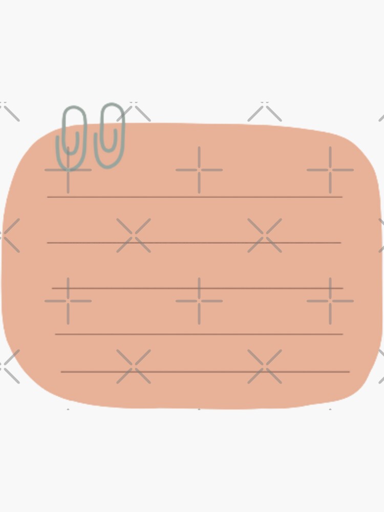 "Brown Blank Note" Sticker for Sale by ancreatives1 | Redbubble